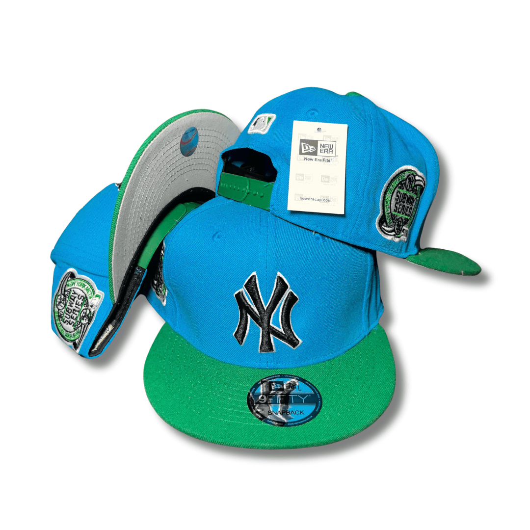 New York Yankees Blue and Green with Subway Series Side Patches – Snap ...