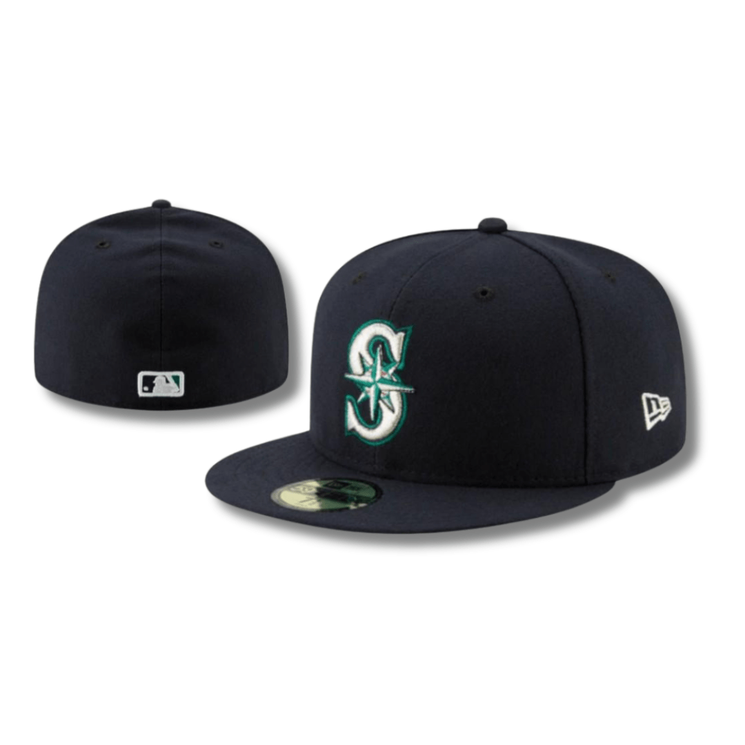 Seattle Mariners Fitted MLB Cap – Navy Blue Design – Evo Store